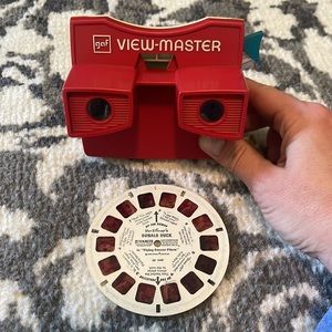 Toys | Vintage Gaf Viewmaster197s Red White Blue Toy With 1 Donald Duck ...